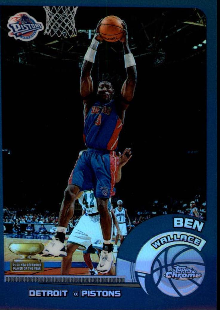 Ben Wallace #91 Prices | 2002 Topps Chrome | Basketball Cards