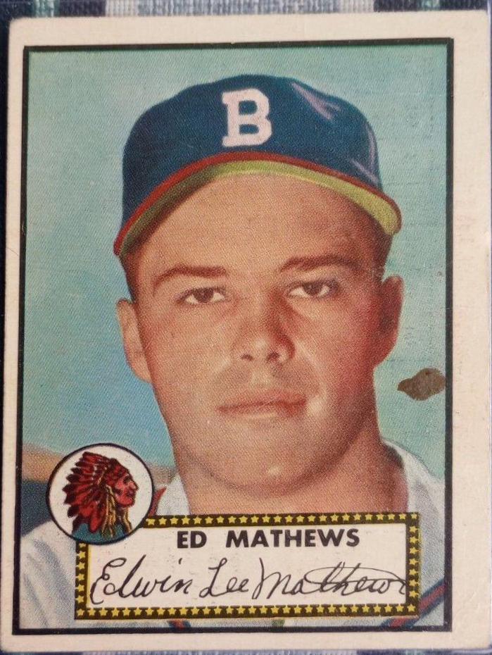 Ed Mathews #407 Prices | 1952 Topps | Baseball Cards