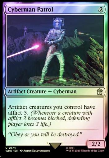 Cyberman Patrol [Foil] #174 Prices | Magic Doctor Who | Magic Cards