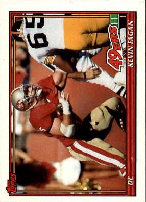 Kevin Fagan #80 Prices | 1991 Topps | Football Cards