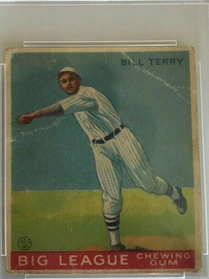 Bill Terry #20 Prices [Rookie] | 1933 Goudey | Baseball Cards