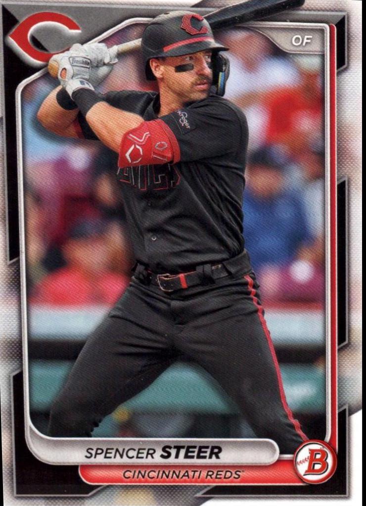 Spencer Steer #3 Prices | 2024 Bowman | Baseball Cards