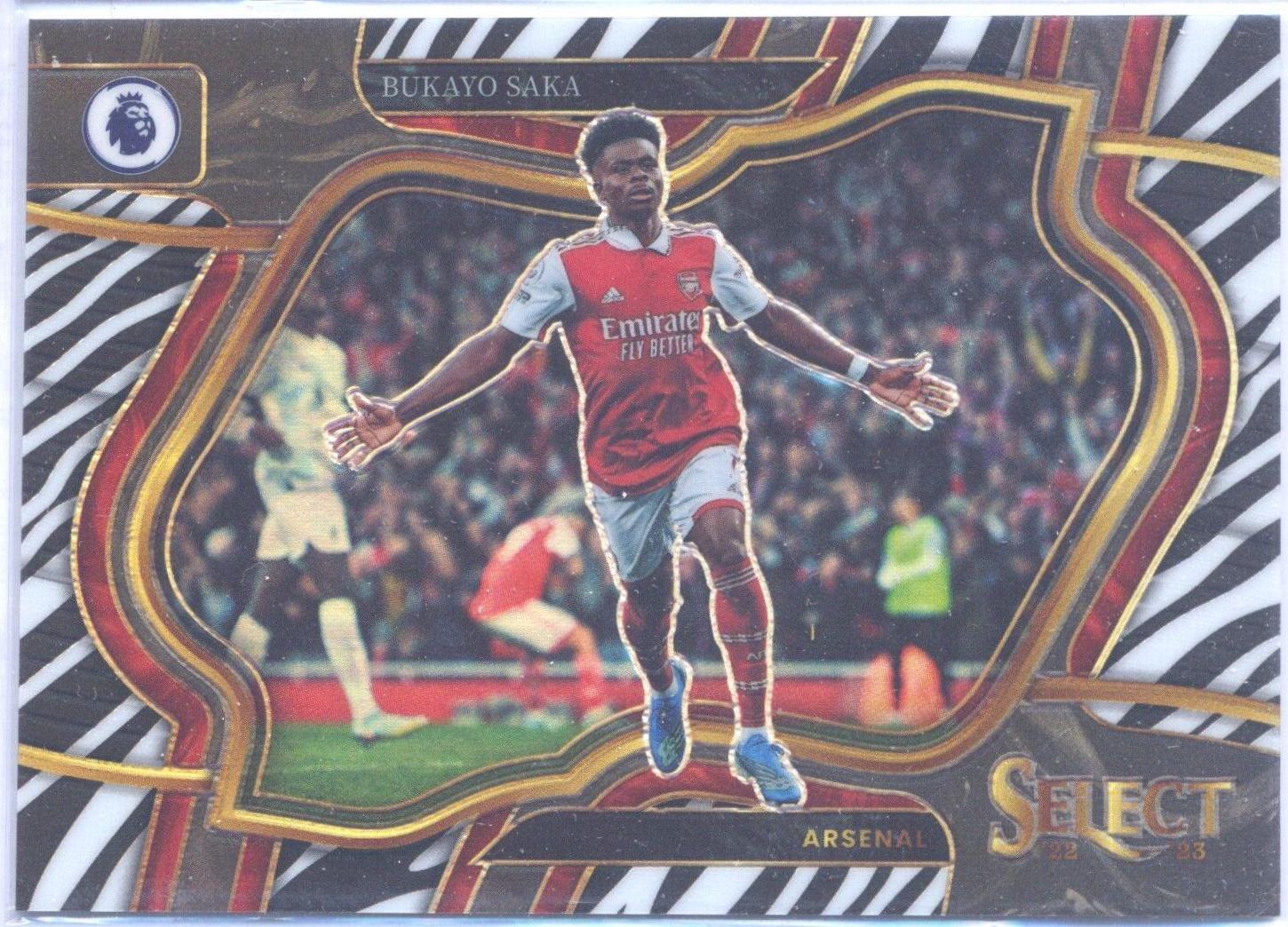 Bukayo Saka [Zebra] #241 Prices | 2022 Panini Select Premier League ...