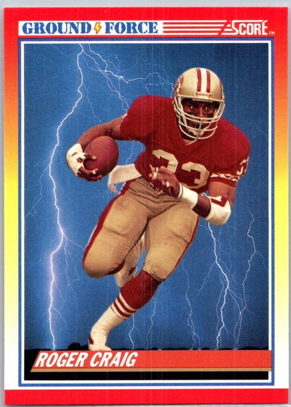 Roger Craig #329 Prices | 1990 Panini Score | Football Cards