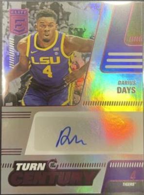 Darius Days | Ungraded | 2022 Panini Chronicles Draft Picks Turn of the ...
