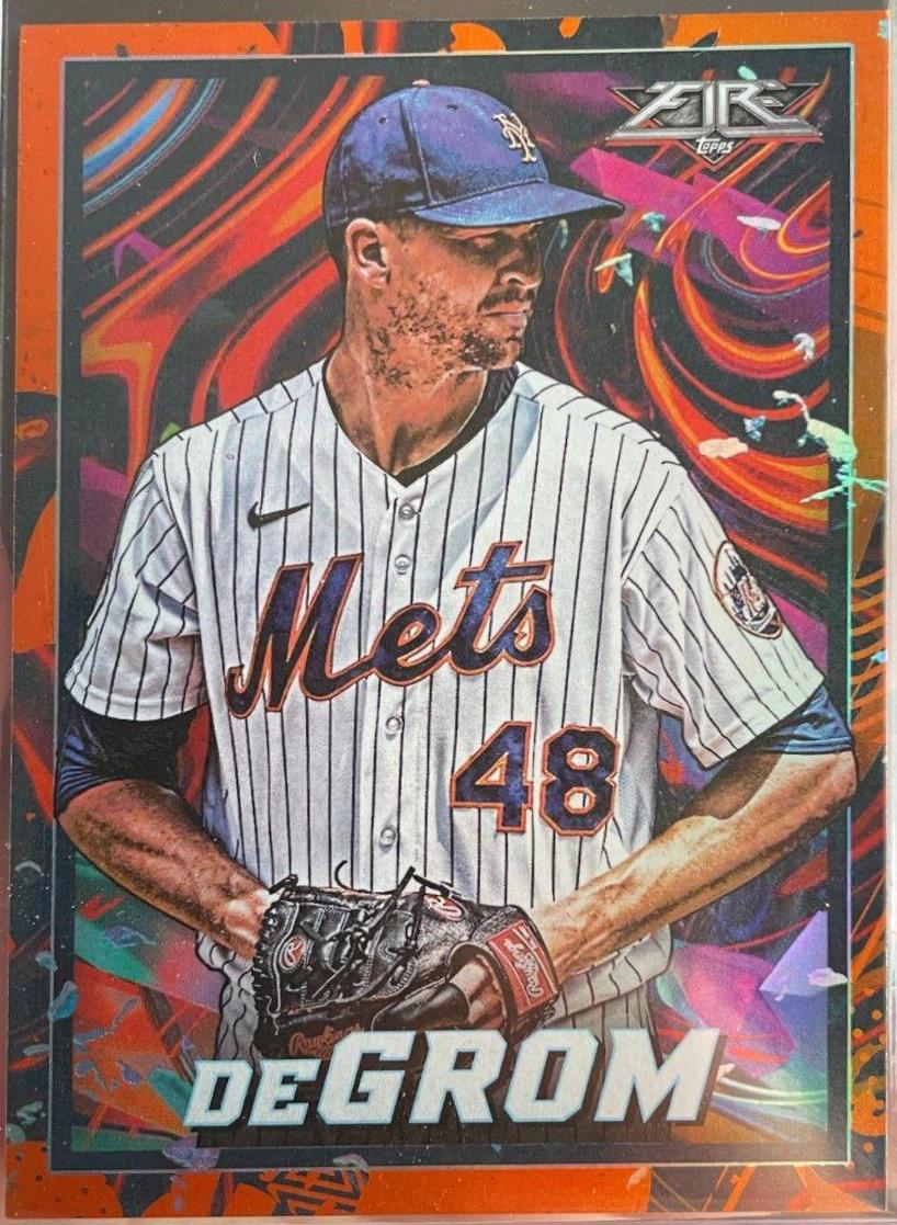 Jacob deGrom [Orange] #72 Prices | 2022 Topps Fire | Baseball Cards