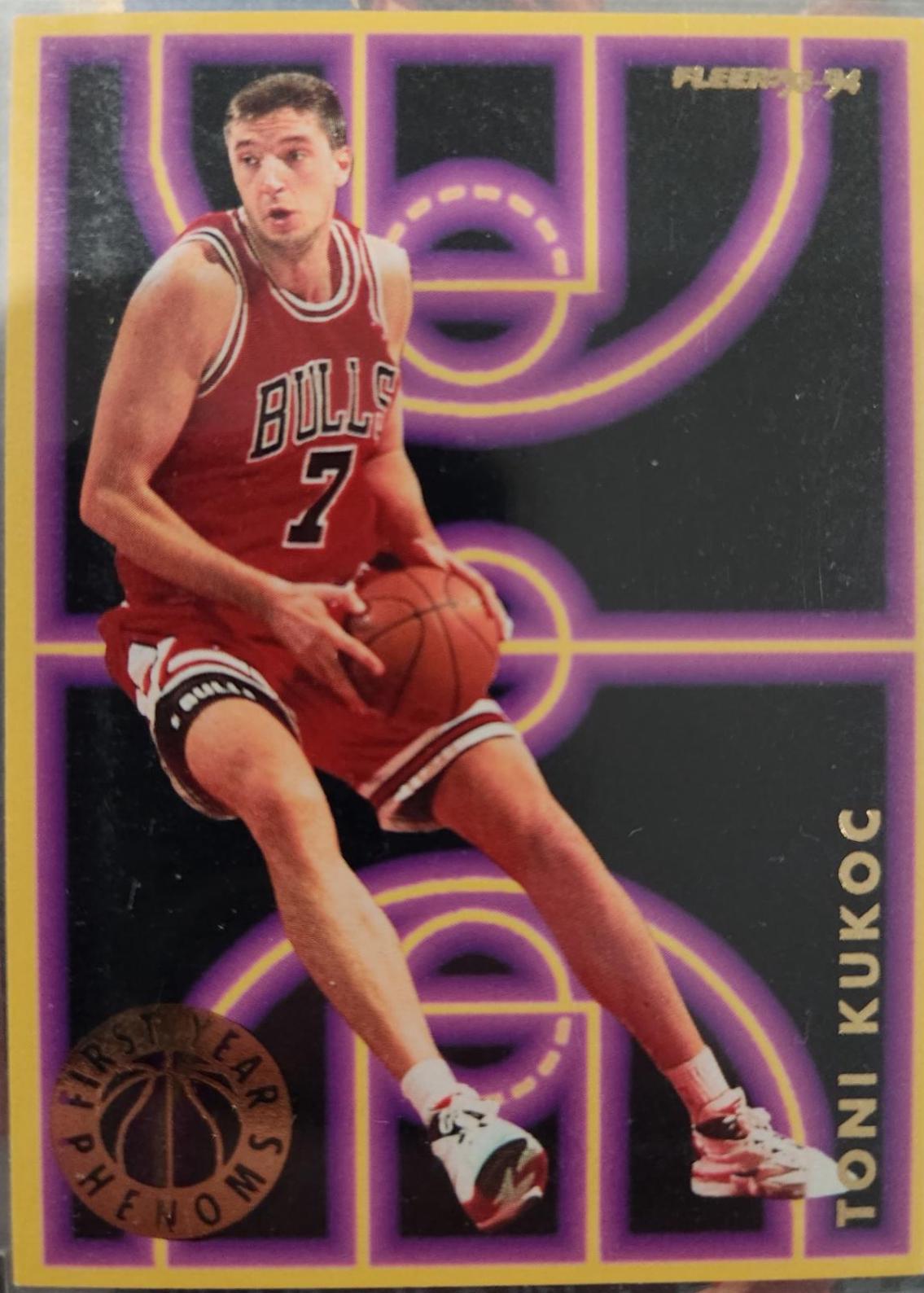 Toni Kukoc #5 Prices [Rookie] | 1993 Fleer 1st Year Phenoms ...