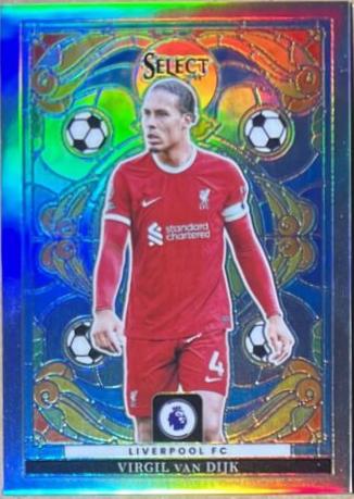 Virgil van Dijk #22 Prices | 2023 Panini Select Premier League Stained ...
