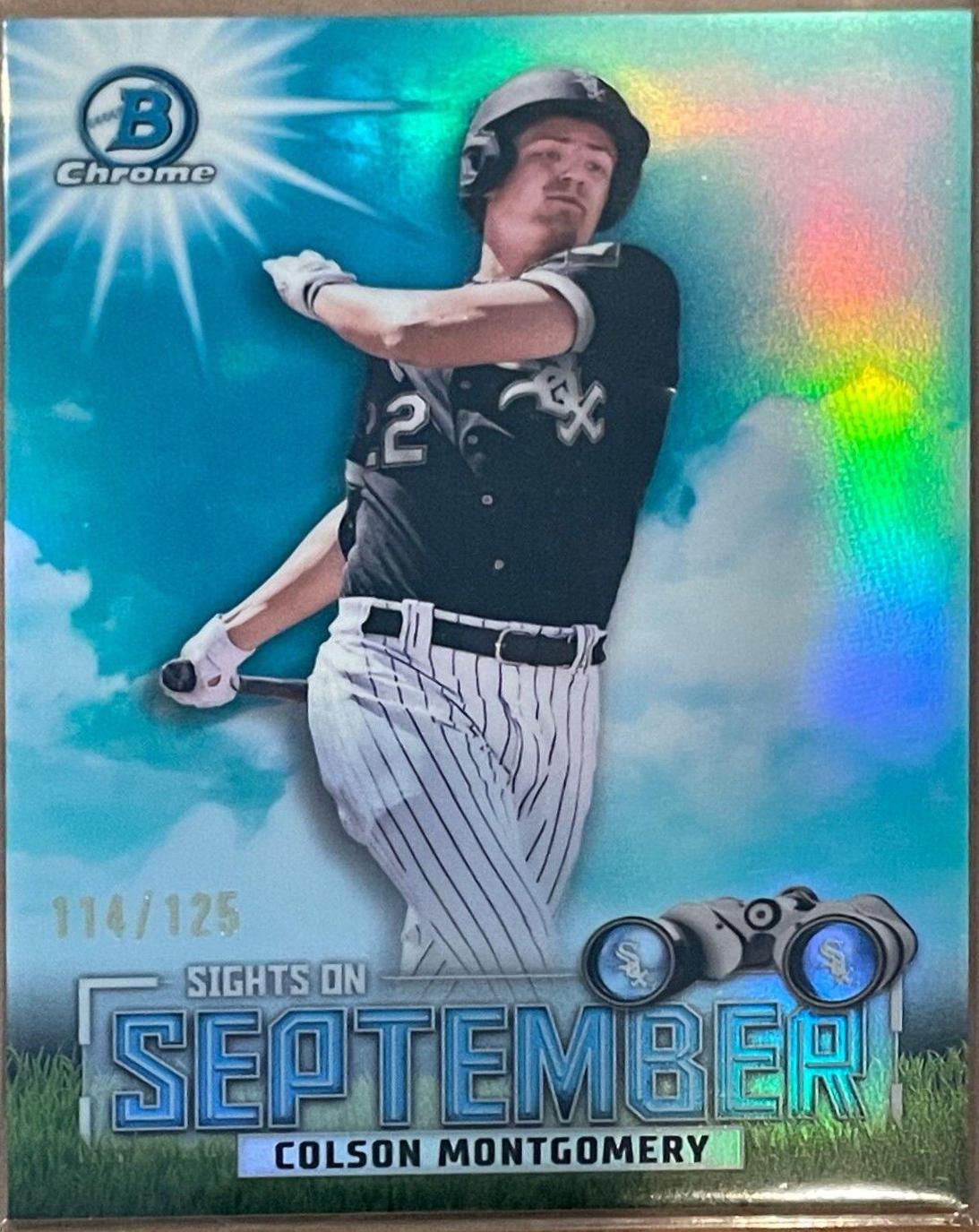 Colson Montgomery [Aqua] #SOS-6 Prices | 2023 Bowman Sights on ...