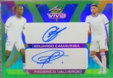 Eduardo Camavinga , Federico Valverde [Green] #DA-29 Prices | 2022 Leaf ...