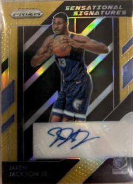 Jaren Jackson Jr. [Gold Prizm] #SS-JJJ Prices | 2018 Panini Prizm ...