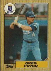 Greg Pryor #761 Prices | 1987 Topps | Baseball Cards