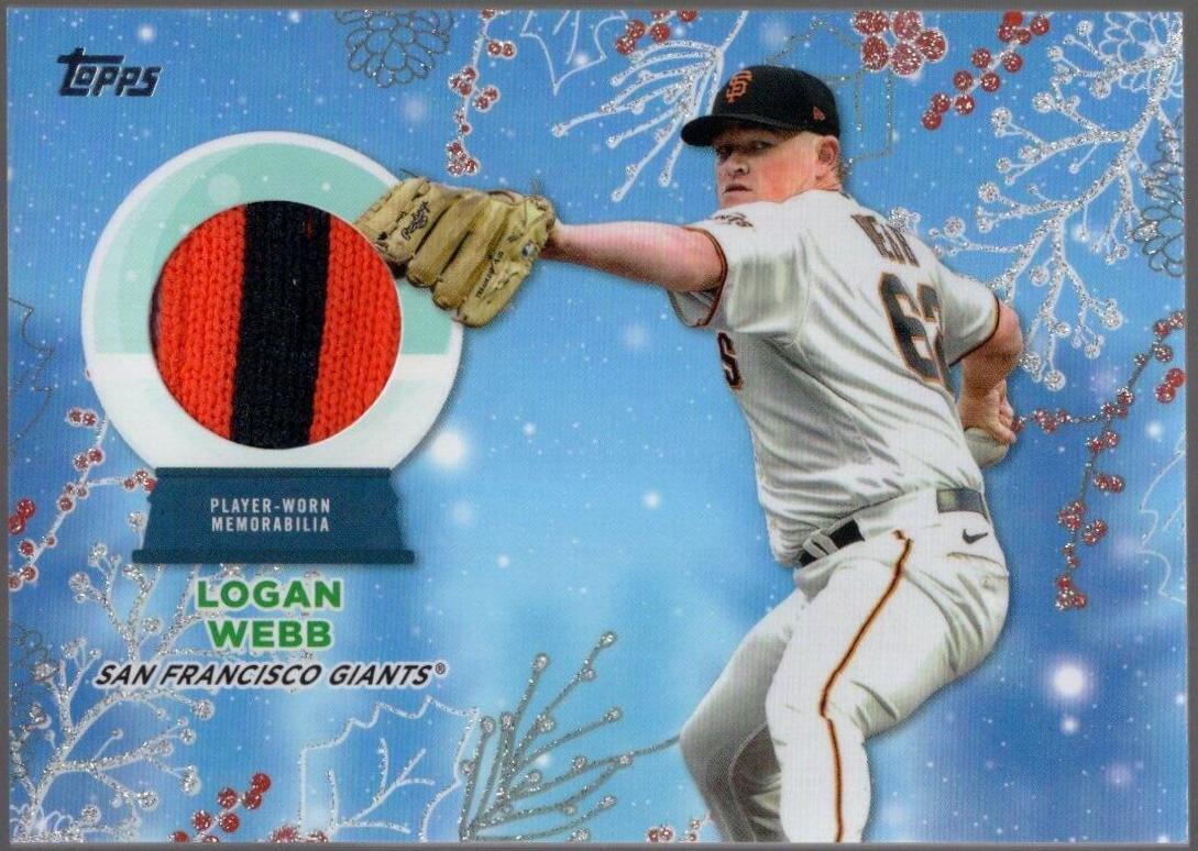 Logan Webb [Silver] #RC-LW Prices | 2023 Topps Holiday Relics ...