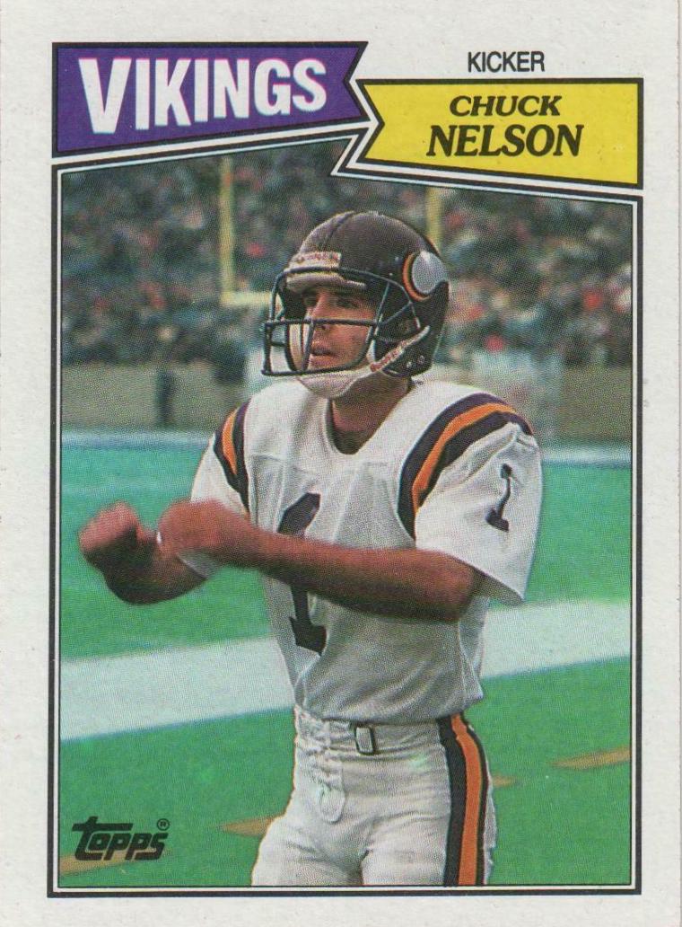 Chuck Nelson #205 Prices [Rookie] | 1987 Topps | Football Cards