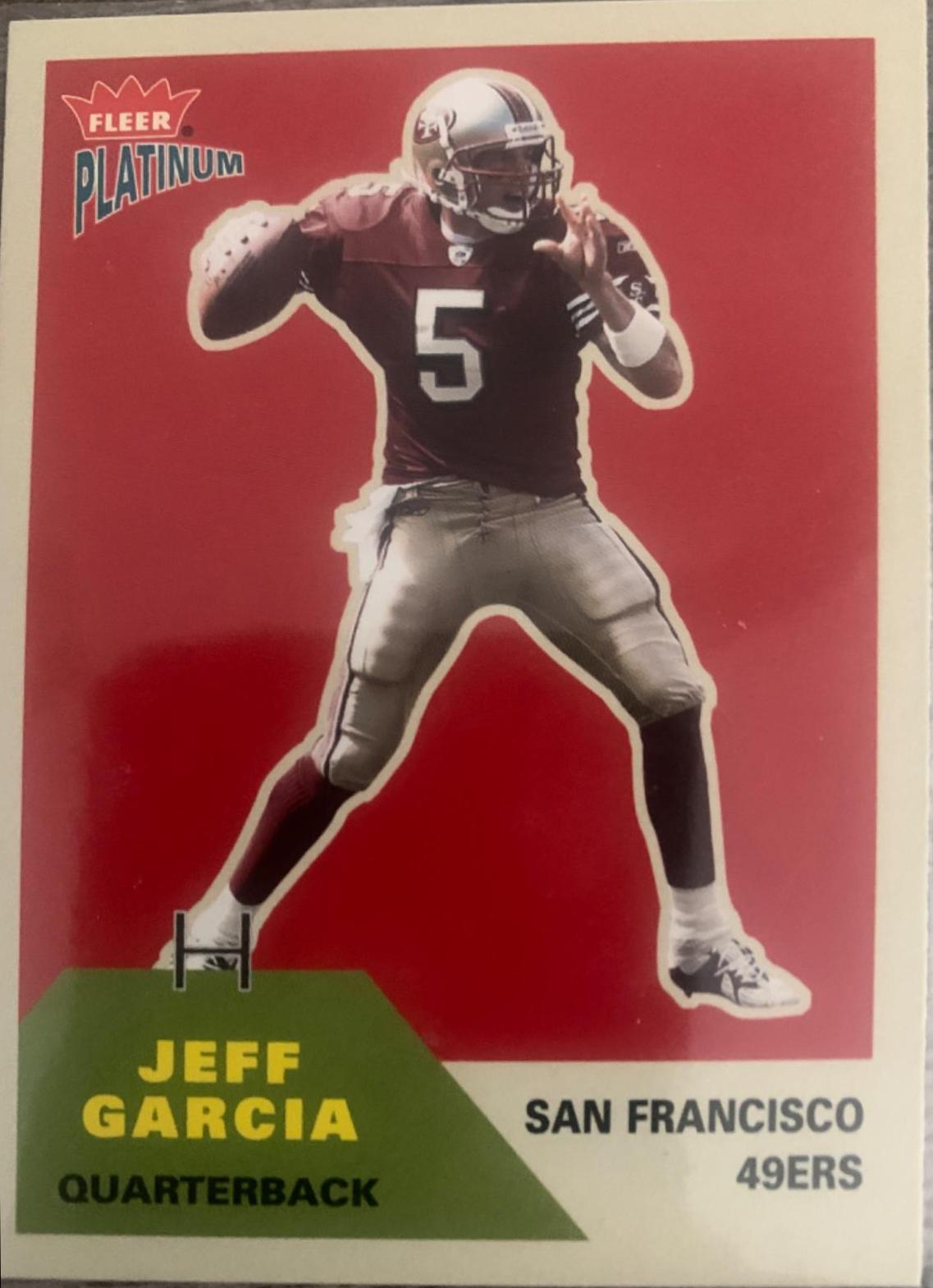 Jeff Garcia #94 Prices | 2002 Fleer Platinum | Football Cards