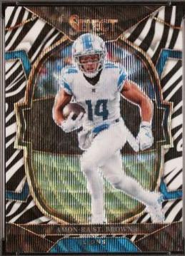 Amon Ra St. Brown [Zebra] #58 Prices | 2022 Panini Select | Football Cards