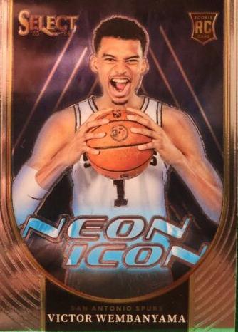 Victor Wembanyama #13 Prices [Rookie] | 2023 Panini Select Neon Icon ...