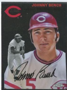 Johnny Bench #407 Prices | 2023 Topps Chrome Platinum Anniversary ...