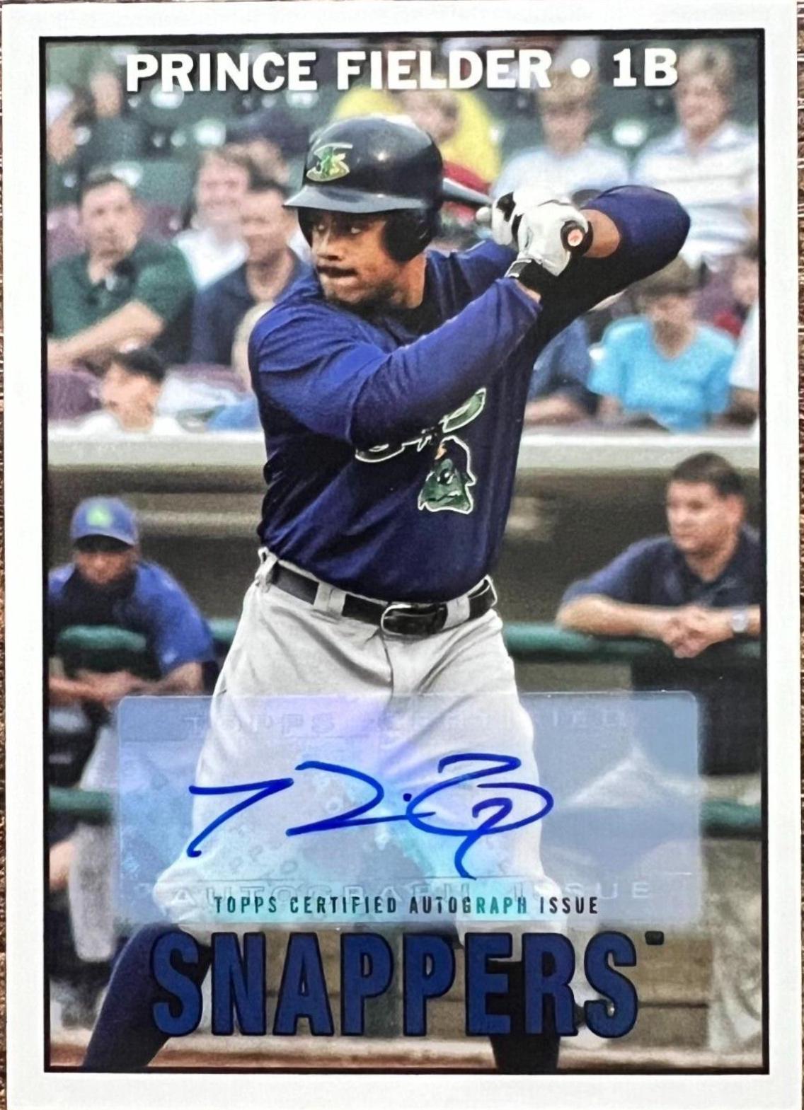 Prince Fielder [Autograph] #MILB-4 Prices | 2023 Topps Pro Debut MiLB ...