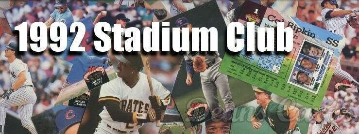 Complete Set Prices | 1992 Stadium Club | Baseball Cards