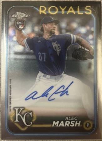 Alec Marsh | Ungraded | 2024 Topps Chrome Rookie Autograph