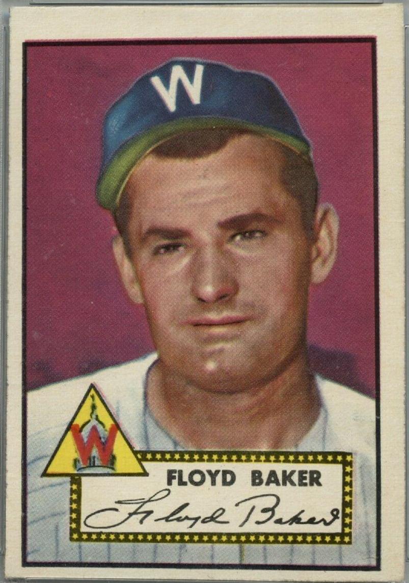 Floyd Baker #292 Prices | 1952 Topps | Baseball Cards