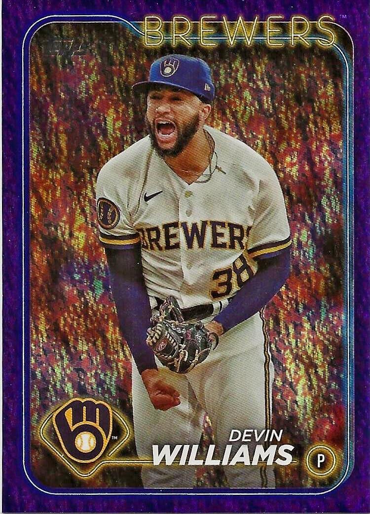 Devin Williams [Purple Holofoil] #135 Prices | 2024 Topps | Baseball Cards