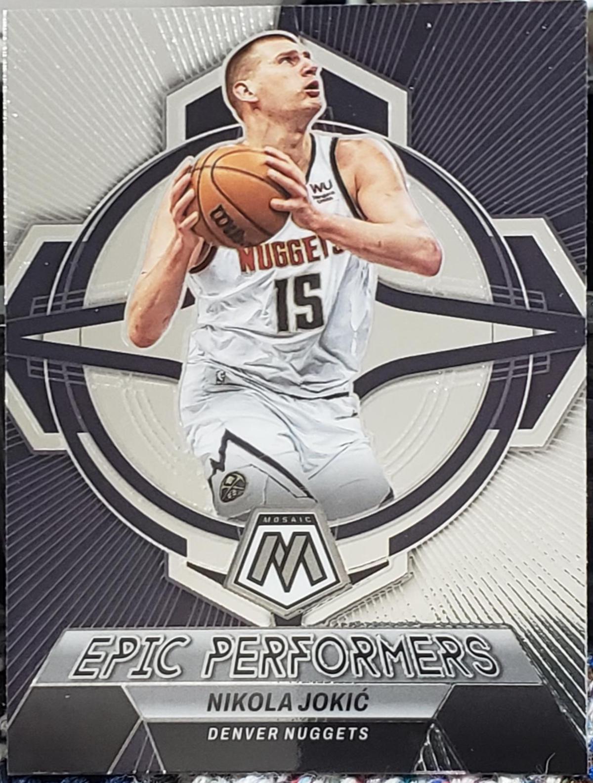 Nikola Jokic #3 Prices | 2022 Panini Mosaic Epic Performers ...