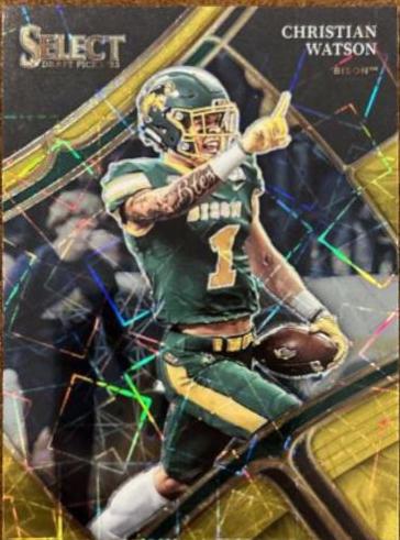 Christian Watson [Gold Lazer] #162 Prices | 2023 Panini Select Draft ...