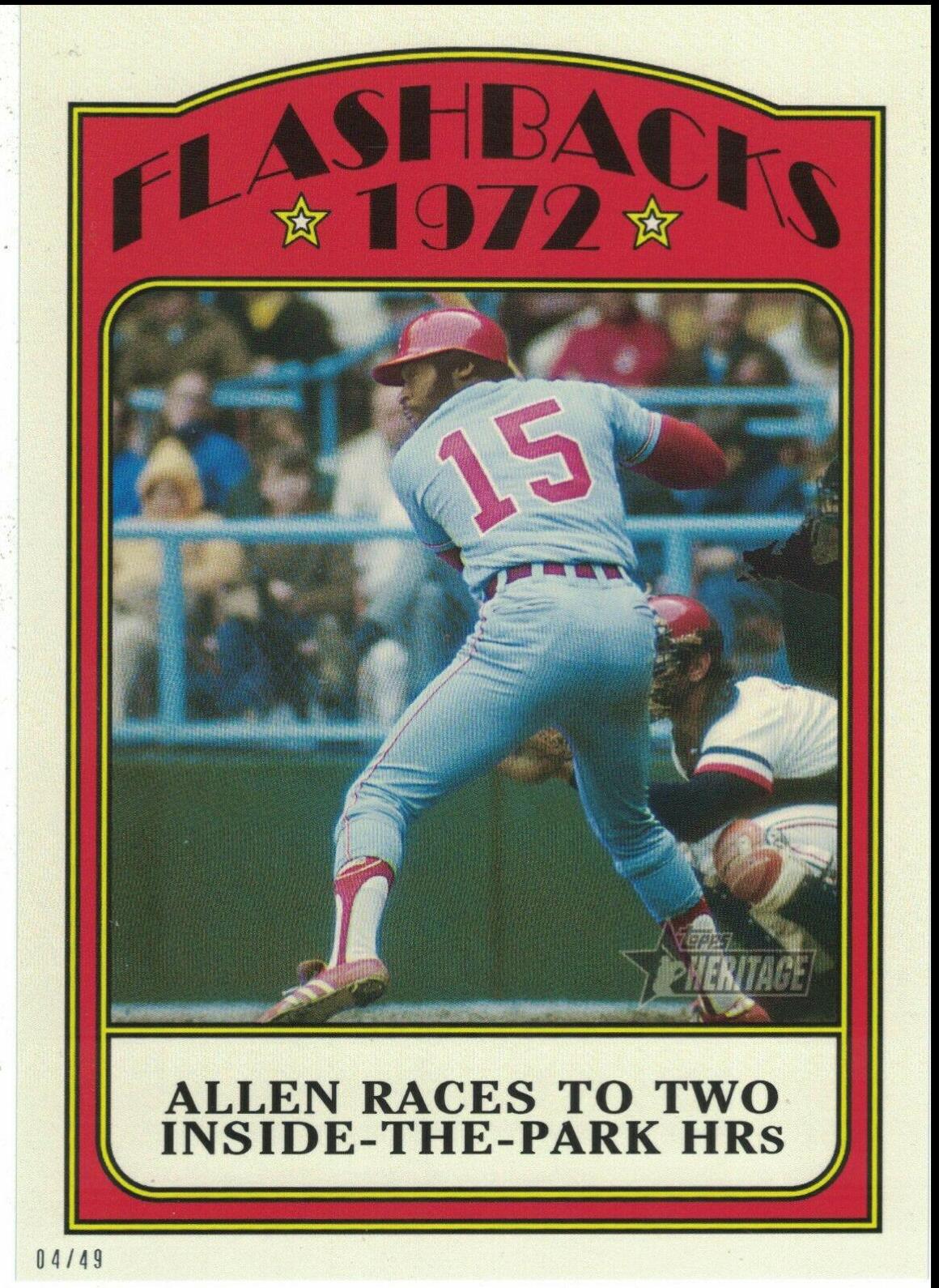 Dick Allen #BFB-DA Prices | 2021 Topps Heritage Flashbacks | Baseball Cards