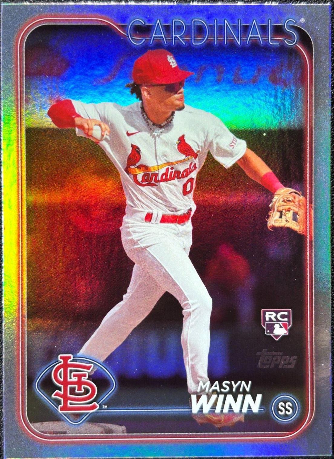 Masyn Winn [Rainbow Foil] #480 Prices | 2024 Topps | Baseball Cards