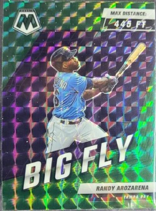 Randy Arozarena [Green] #BF-2 Prices | 2022 Panini Mosaic Big Fly ...