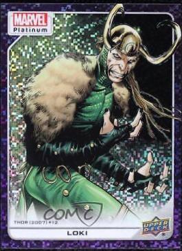 Loki [Purple Pixels] #186 Prices | Marvel 2023 Upper Deck Platinum ...
