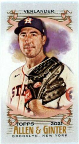 Justin Verlander [Mini] #82 Prices | 2021 Topps Allen & Ginter ...