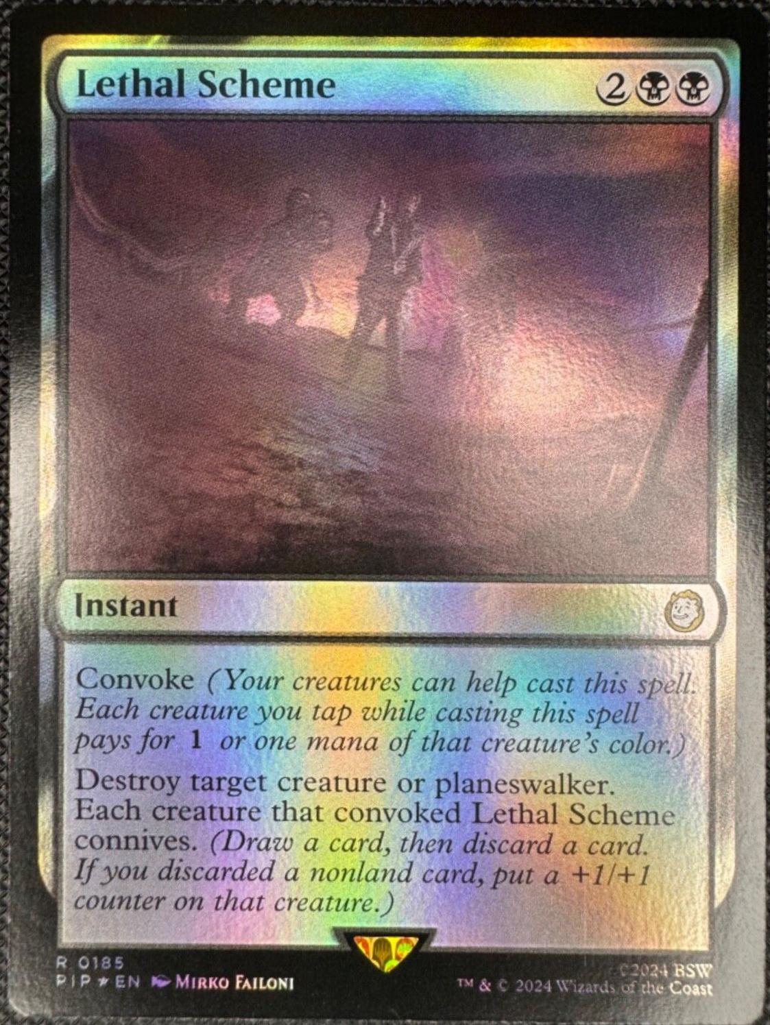 Lethal Scheme [Foil] #464 Prices | Magic Fallout | Magic Cards