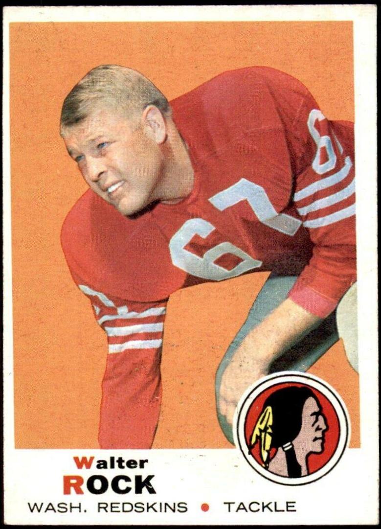 Walter Rock #136 Prices | 1969 Topps | Football Cards