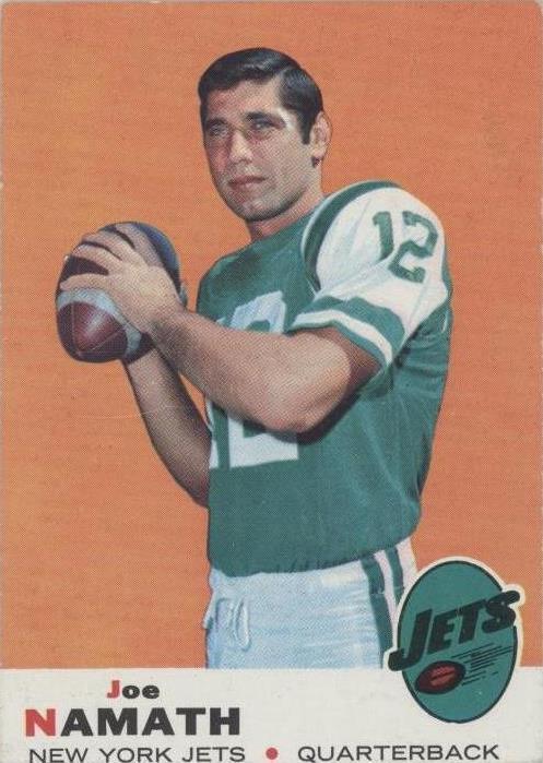 Joe Namath #100 Prices | 1969 Topps | Football Cards