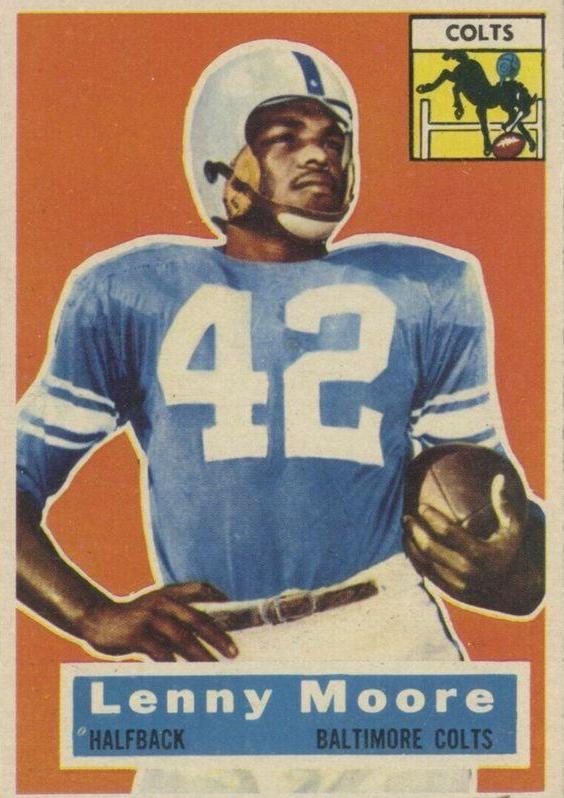 Lenny Moore #60 Prices [Rookie] | 1956 Topps | Football Cards