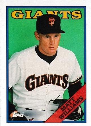 Matt Williams #372 Prices [Rookie] | 1988 Topps | Baseball Cards