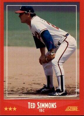 Ted Simmons #285 Prices | 1988 Score | Baseball Cards