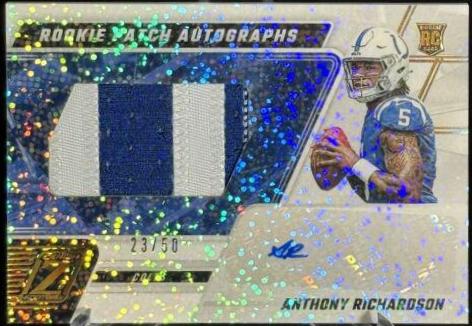 Anthony Richardson [Sparkle Patch Autograph] #202 Prices | 2023 Panini ...