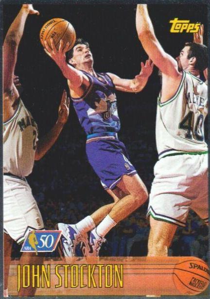 John Stockton [NBA 50th] #65 Prices | 1996 Topps | Basketball Cards