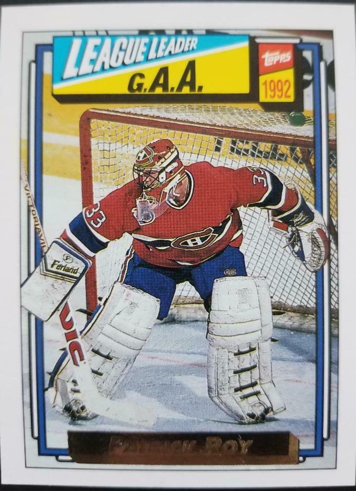 Patrick Roy [Gold] #110 Prices | 1992 Topps | Hockey Cards