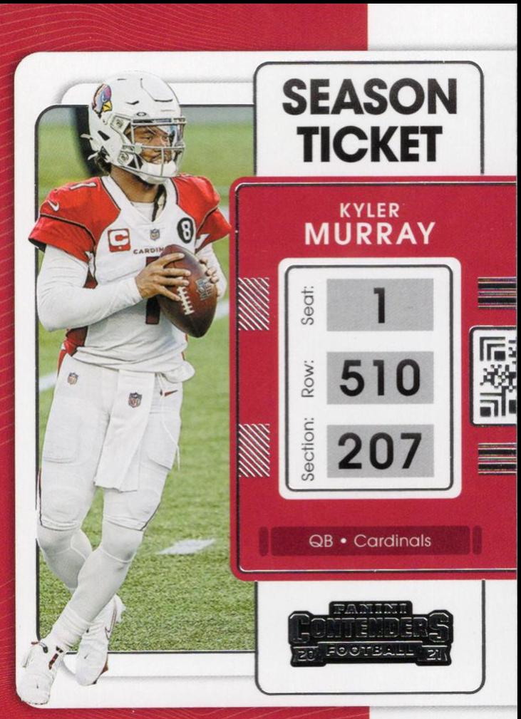 Kyler Murray #1 Prices | 2021 Panini Contenders | Football Cards