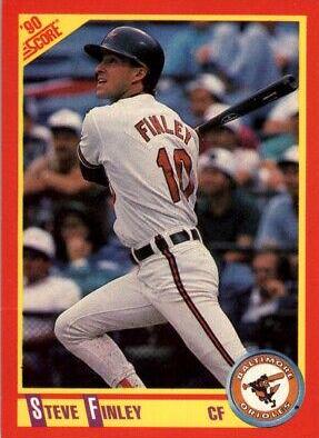 Steve Finley #339 Prices [Rookie] | 1990 Score | Baseball Cards