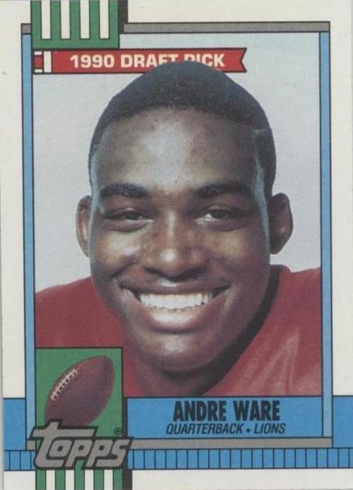 Andre Ware #349 Prices [Rookie] | 1990 Topps | Football Cards