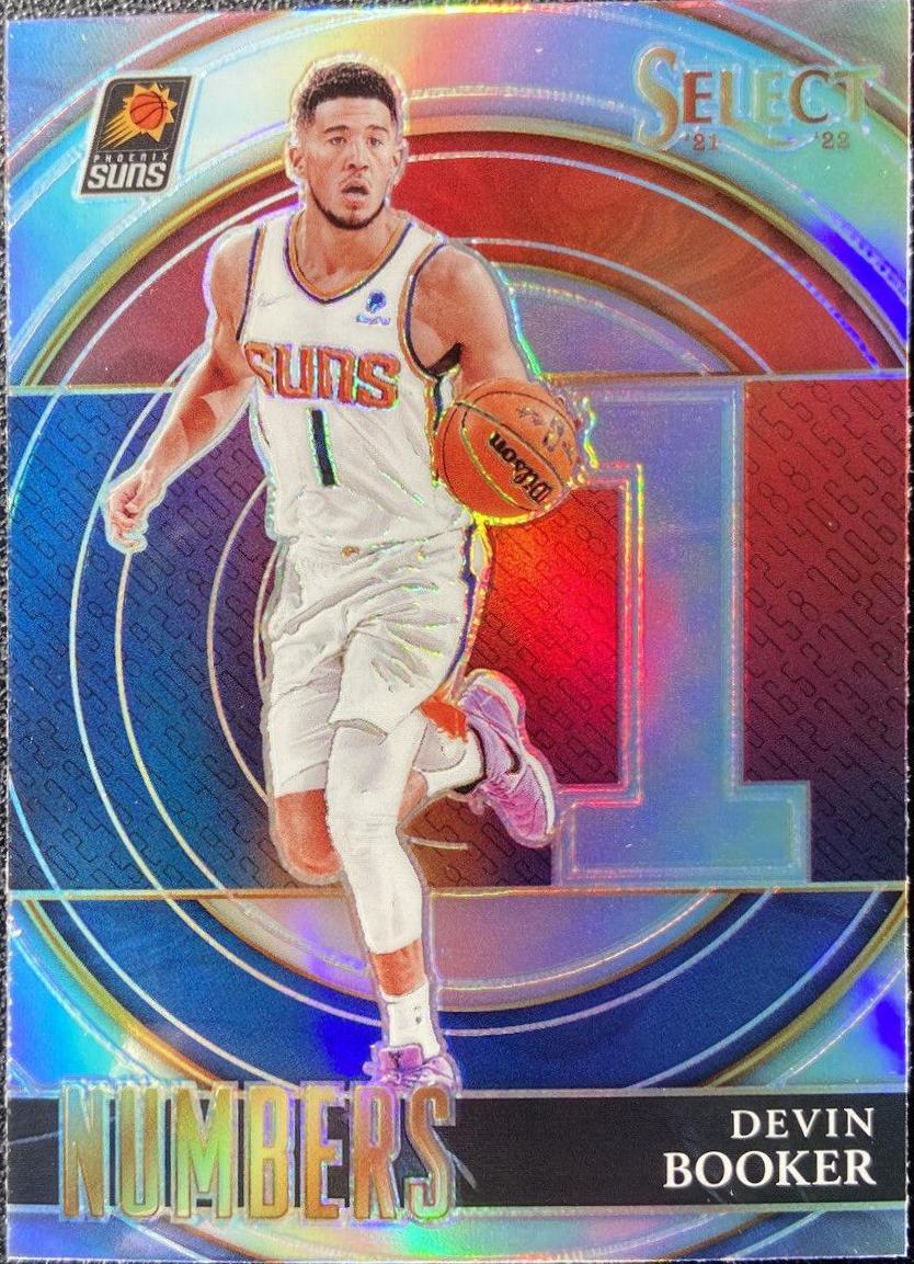 Devin Booker #37 Prices | 2021 Panini Select Numbers | Basketball Cards