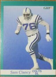 Sam Clancy #79 Prices | 1991 Fleer | Football Cards