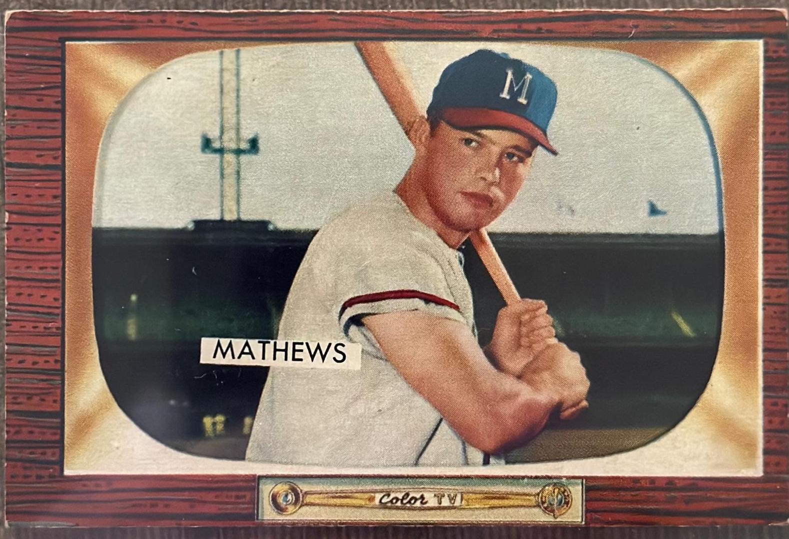 Eddie Mathews #103 Prices | 1955 Bowman | Baseball Cards