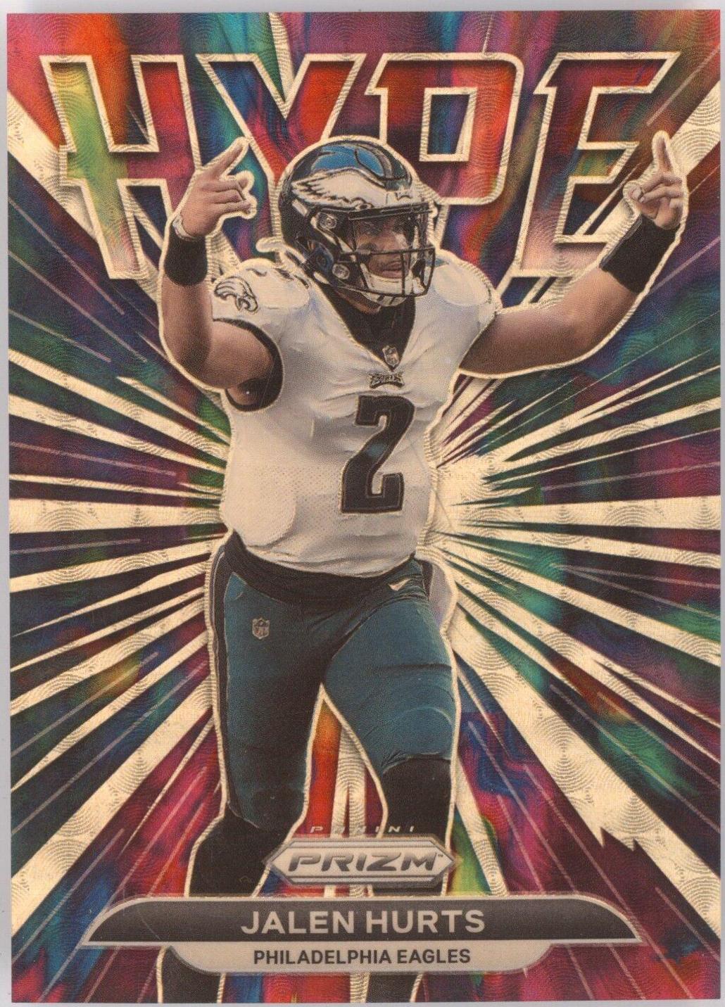 Jalen Hurts [Gold Vinyl Prizm] #H-4 Prices | 2021 Panini Prizm Hype ...